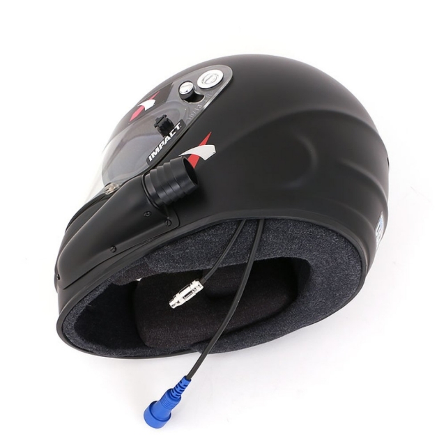 Impact 1320 Flat Black Side Air Helmet for sale at We Prepare